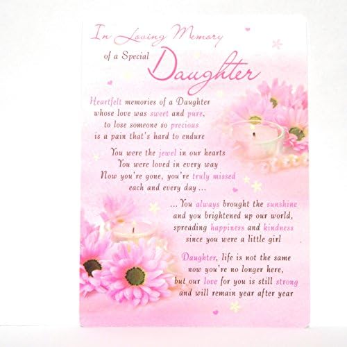In Loving Memory Of A Special Daughter Memorial Graveside Funeral Poem ...
