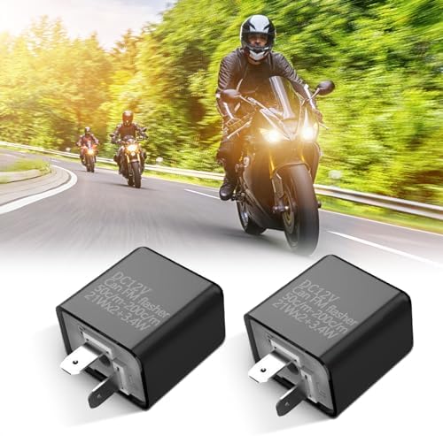 Amazon.com: 4uni LED Flasher Relay, 2 Pin Turn Signal Relay, 12V Speed ...