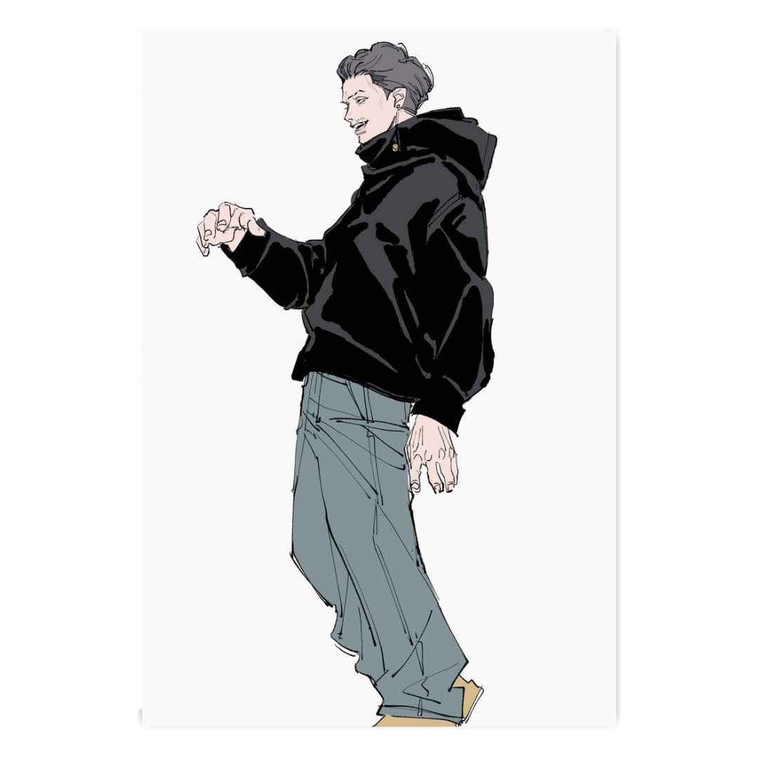 Kinji Hakari | Jujutsu Kaisen Posters for Wall | A3 and A4 sizes | 400 ...
