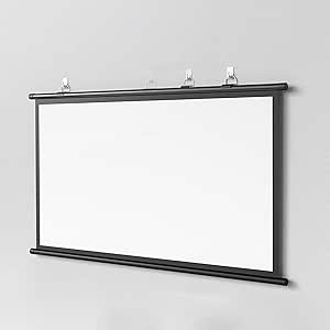 Manual Pull Down Projector Screen, Movie Projection Screen HD 16: 9/4:3 ...