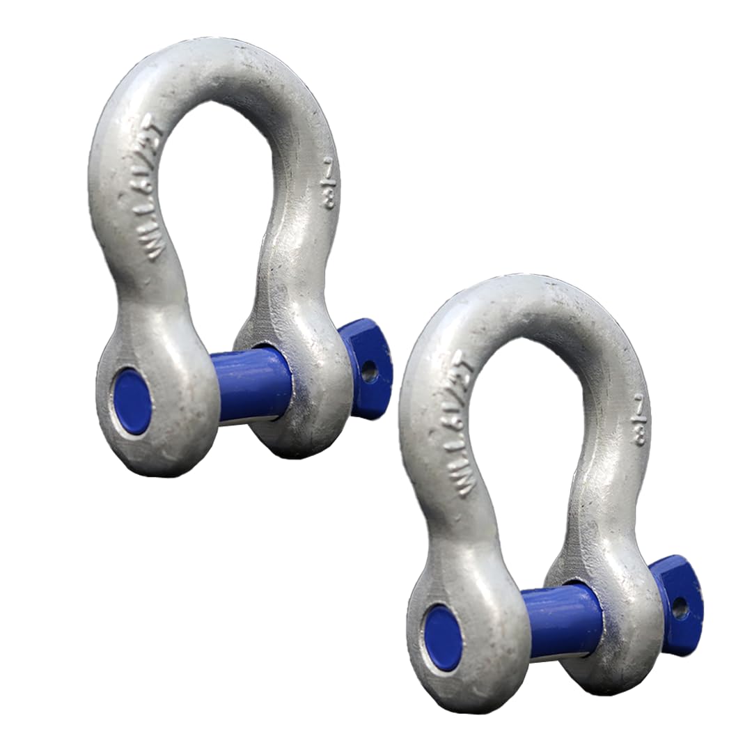 Snapklik.com : Boxer Forged Anchor Shackle 7/8” Heavy Duty Forged Steel ...