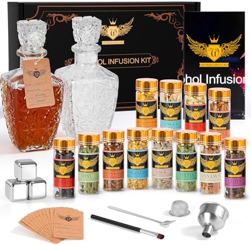 Whiskey Infusion Kit - Alcohol Infusion Kit to Make Your Own Flavored ...