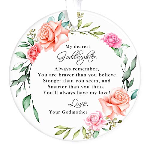 Goddaughter Gifts From Godmother, Inspirational Gift For Goddaughter ...