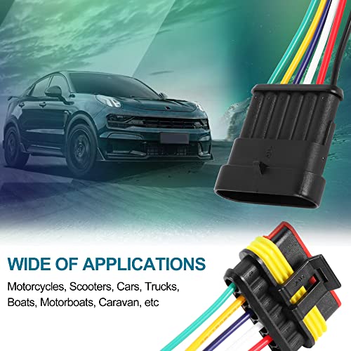 Snapklik.com : 6 Pin Way Electrical Wire Connector Male Female Plug ...