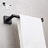 Amazon.com: GERZWY Modern Black Towel Holder SUS304 Stainless Steel ...