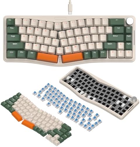 ATTACK SHARK AKS068 Alice Layout Wired Mechanical Keyboard, Gasket ...