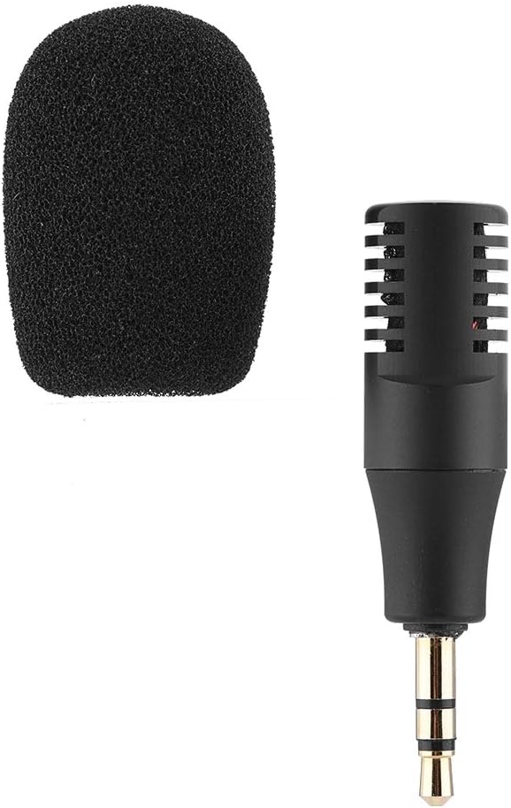 3.5mm Mini Stereo Microphone AUX Microphones for Android Iphone Small ...