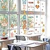 Amazon.com: Cholemy 9 Sheets Retro Welcome Window Clings Bulletin Board ...