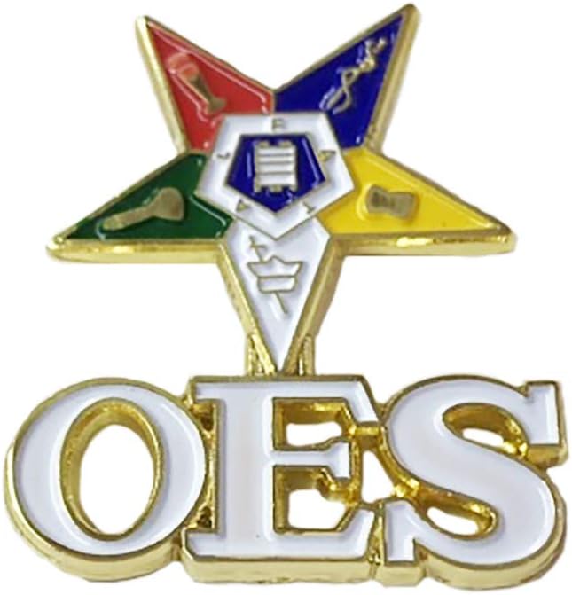 Amazon.com: Order of the Eastern Star Lapel Pin With OES Letters (1 ...