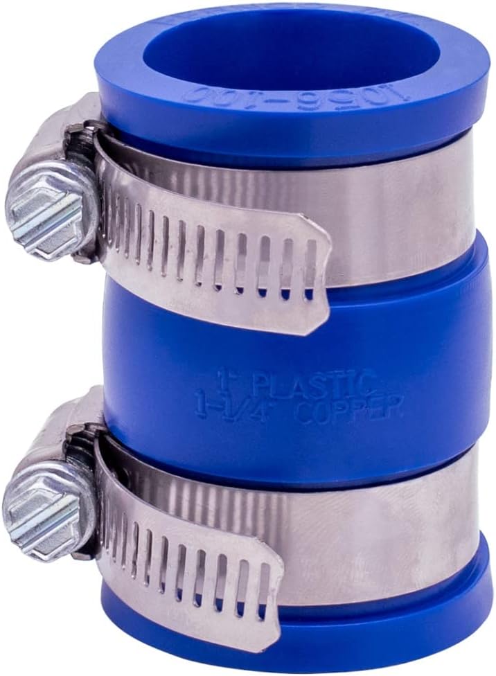 Supply Giant 6I44x2 Flexible Pvc Coupling with Stainless Steel Clamps ...