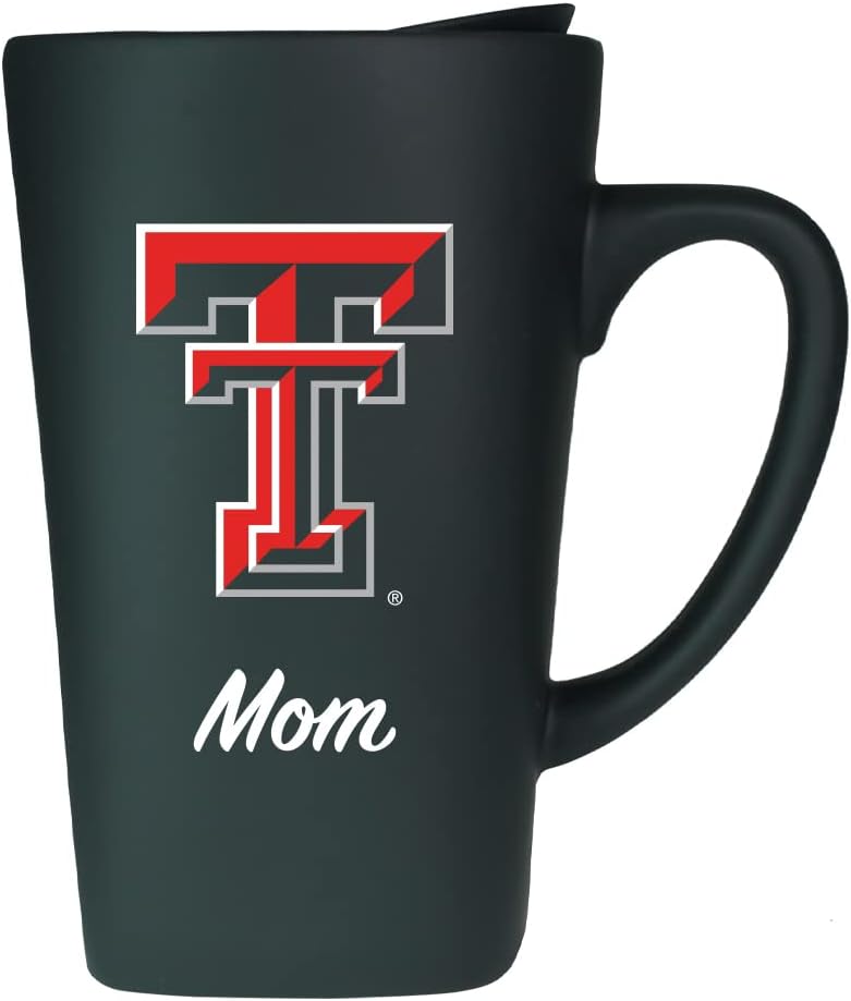 Amazon.com: Texas Tech University Mom 16oz Soft Touch Ceramic Travel ...