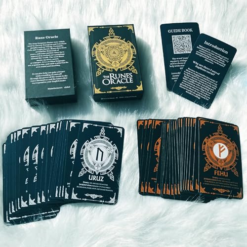 Snapklik.com : Han Yu Bowen Oracle Cards, Runes Tarot Cards,Dual Color ...