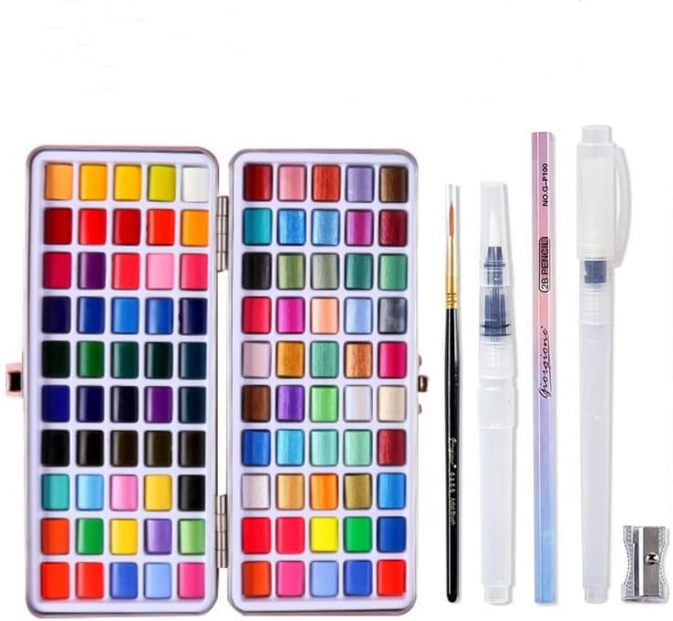 Amazon.com: Watercolor Paint Set, Watercolor Paints, Painting Set with ...