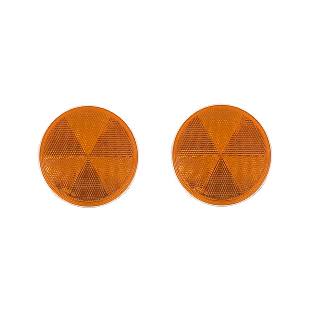 Snapklik.com : Stick-on Round Marker Reflectors - Universal Use Safety ...