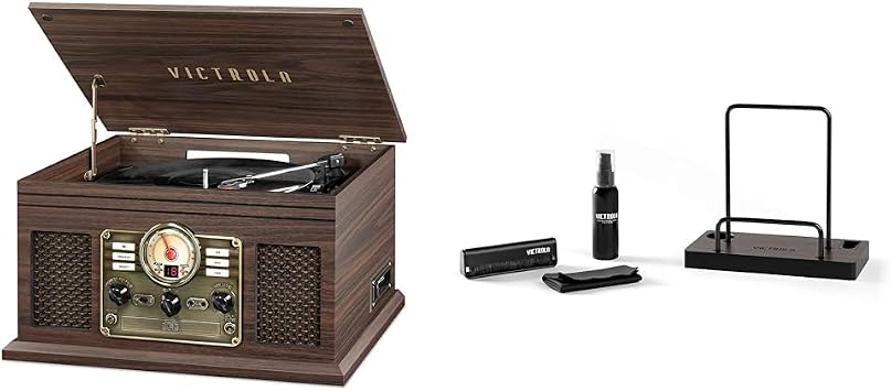 Amazon.com: Victrola Nostalgic 6-in-1 Bluetooth Record Player ...