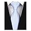 Kihatwin Men's Gingham Check Stripe Ties Pattern Business Formal ...