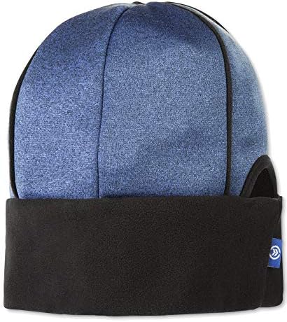 isotoner Women's Signature Heathered Blue Softshell Hat with Ponytail ...