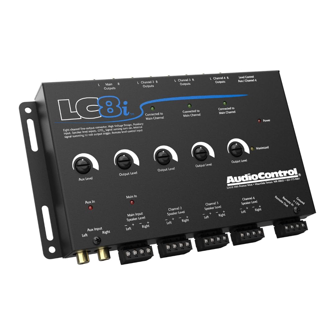 Amazon.com: AudioControl LC8i Black 8-Channel Line Output Converter ...