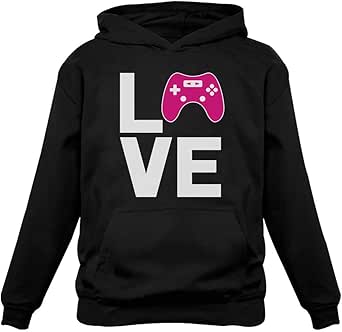 Amazon.com: Tstars Gamer Girl Hoodie Gifts Love Gaming Sweatshirt for ...