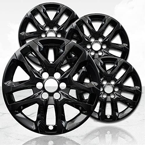 Amazon.com: Upgrade Your Auto 18" 4pc Gloss Black Wheel Skins (Set of 4 ...