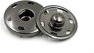 Metal Snap Button Clasps Fastener Press-Stud,Great for Closure Purse ...