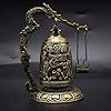 Amazon.com: Doanpusi Fengshui Vintage Small Dragon Bell Buddhist ...