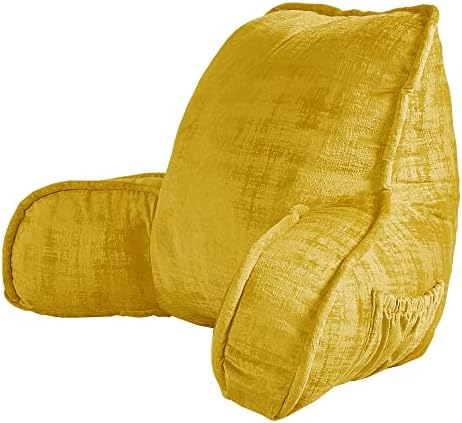 Amazon.com: BYTIDE Art Velvet Backrest Reading Bed Rest Pillow with ...