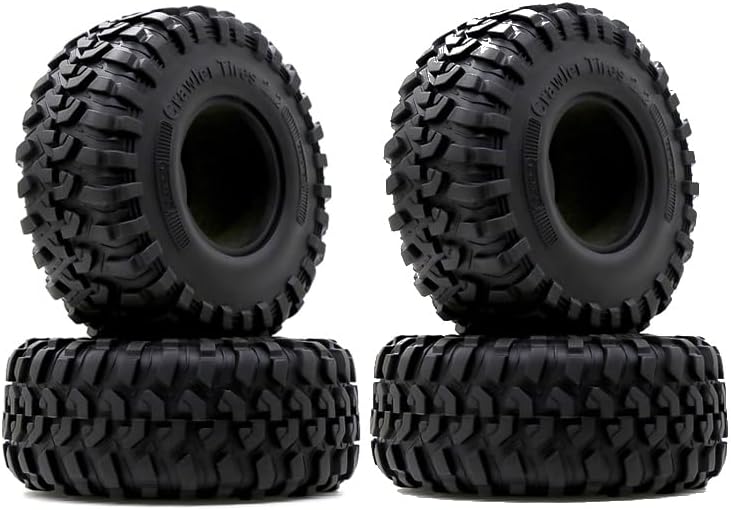 Amazon.com: 2.2 Crawler Tires (4pcs) rc tires Super grip soft tire，for ...