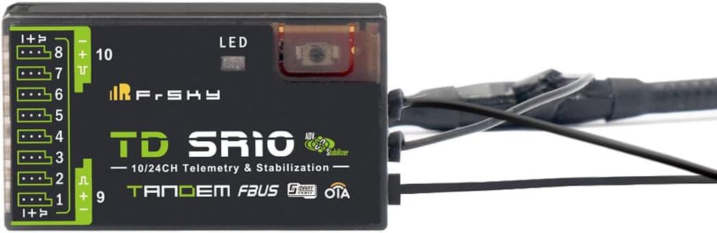 Amazon.com: FrSky TD SR10 Dual-Band Receiver Simultaneous 2.4GHz ...