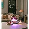 Merkury Innovations 8" inch LED Neon Purple"Love" Sign, Night Light ...