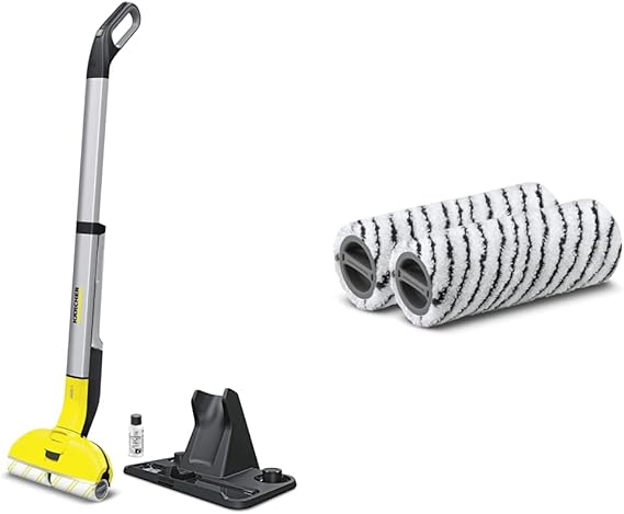 Karcher EWM 2 Cordless Floor Cleaner - Electric Wipe Mop for Efficient ...