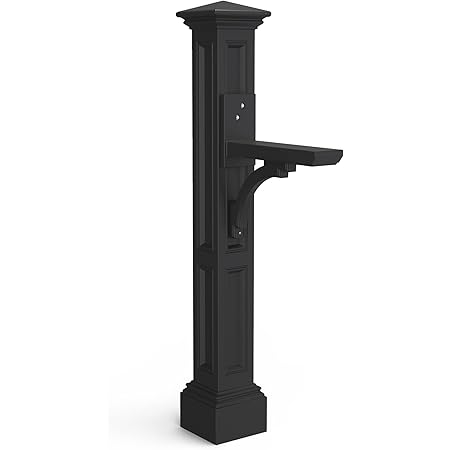 Mayne 5846-WH Charleston Plus Mail Post, 26x9, White - Mailbox Poles - Amazon.com