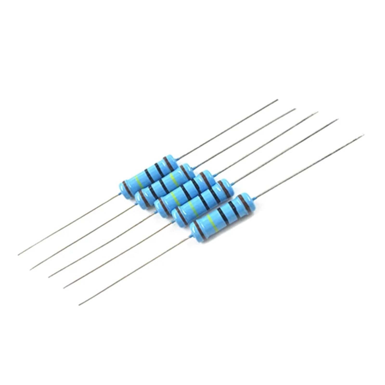 Amazon.co.jp: 100 個 2 ワット金属皮膜抵抗器 1% 1K-9.1K オーム