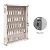 ALKOSIGN Key Cabinet for 50 Key-Chains with Steel Back and Inbuilt ...