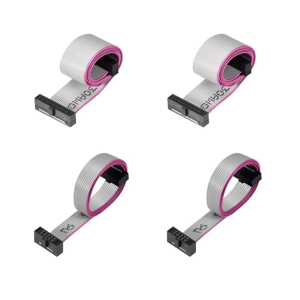 Amazon.com: Treedix 4PCS IDC Ribbon Connector Flat Ribbon Cable 1.27mm ...