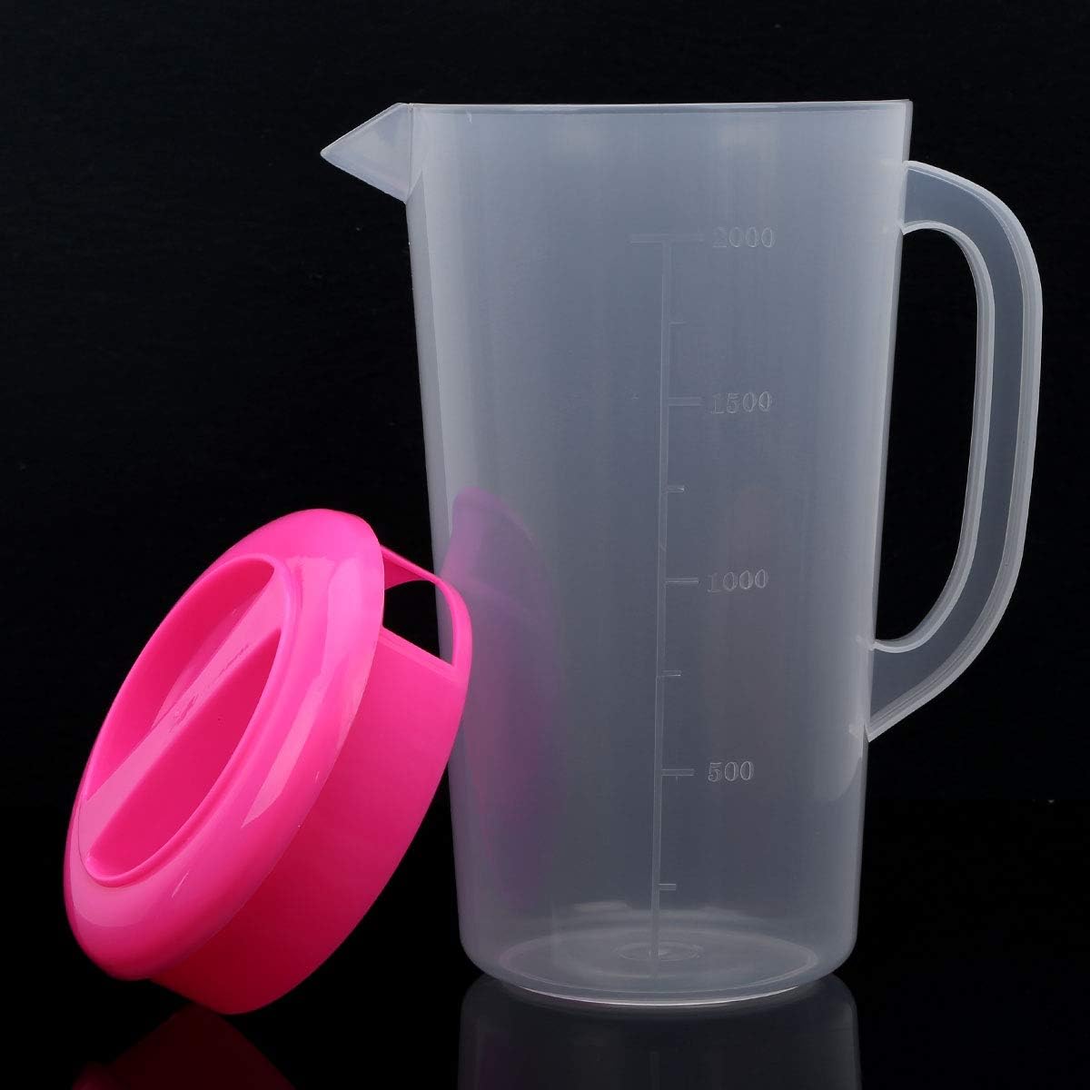 Plastic Straining gallon pitcher,Apto para lavavajillas Rosa 67.6fl oz ...