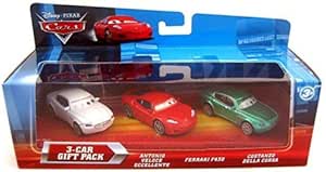 Mattel Disney / Pixar Cars Movie 155 Die Cast Car With Lenticular Eyes 3Car Gift Pac : Amazon.co ...