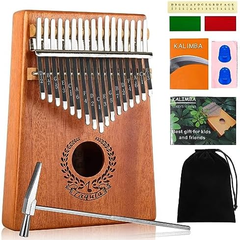 Amazon.com: Thumb Piano Kalimba 17 Key with Study Instruction And Tune ...