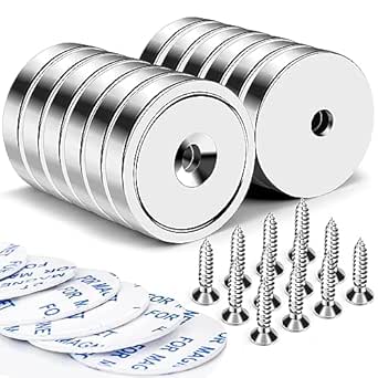 LOVIMAG Magnets,110lb+ Strong Neodymium Cup Magnets with Screws for ...