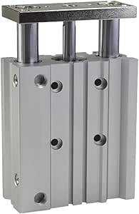 Amazon.co.jp: Small Guide Pneumatic Cylinder with SMC Shape Guide Rod ...