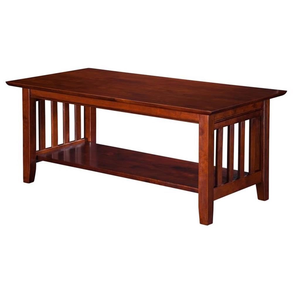 Amazon.com: Atlantic Furniture AH15204 Mission Coffee Table, Walnut ...