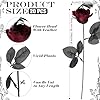 Amazon.com: Zeyune 20 Pcs Halloween Artificial Roses Flowers Bouquet ...