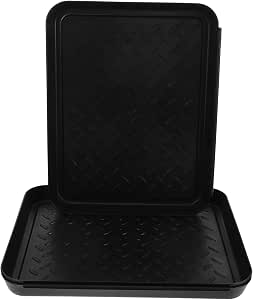 Amazon.com: PRETYZOOM 3pcs Square Boot Tray Set Sturdy Plastic Shoe ...