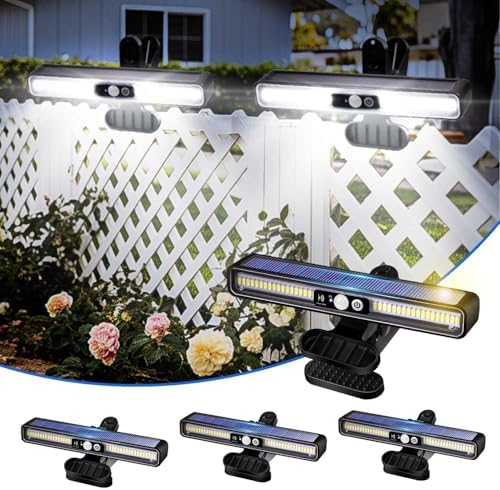 sunlight encounter Clip On Solar Motion Lights Outdoor Waterproof, 2 ...