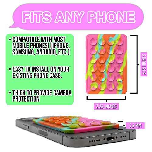 Snapklik.com : StickyGrippy Suction Phone Case Mount, Silicon Adhesive ...