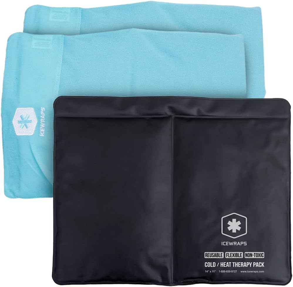 Amazon.com: ICEWRAPS Reusable Ice Pack with Soft Fabric Cover and Ice ...