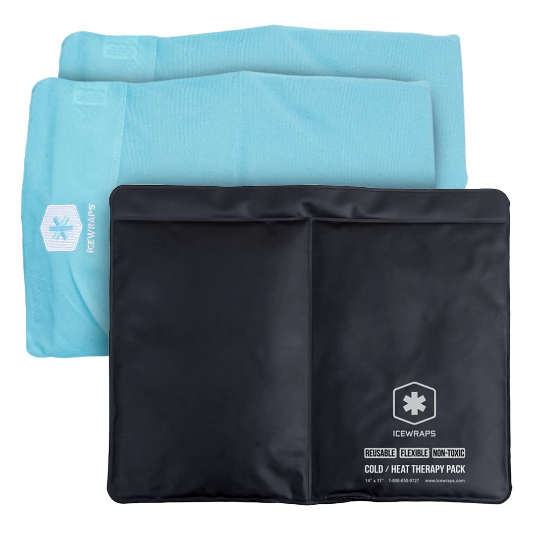 Amazon.com: ICEWRAPS Reusable Ice Pack with Soft Fabric Cover and Ice ...