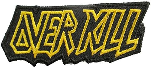 Amazon.com: Overkill Yellow Logo 9X4 Cm. Music Songs Heavy Metal Punk ...