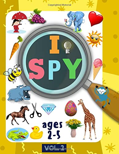 I Spy ages 2-5: I spy with my little eye children book. Preschool ...