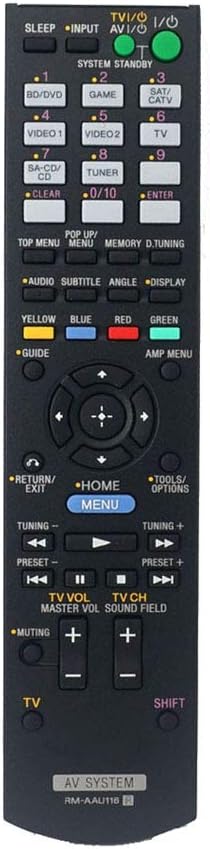 Amazon.com: Universal Replacement Remote Control for Sony STR-DH550 STR ...